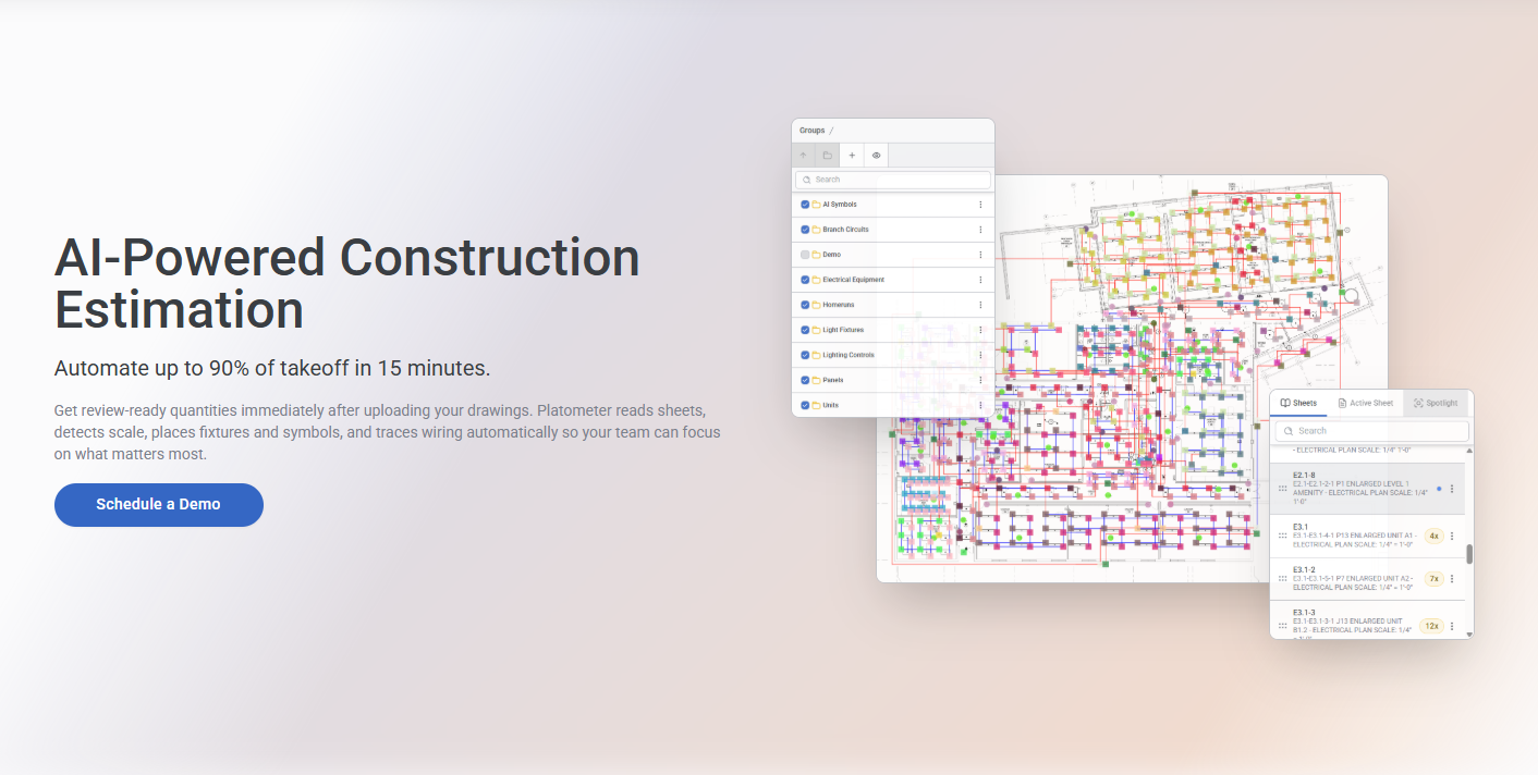 AI-Powered Estimation | Platometer